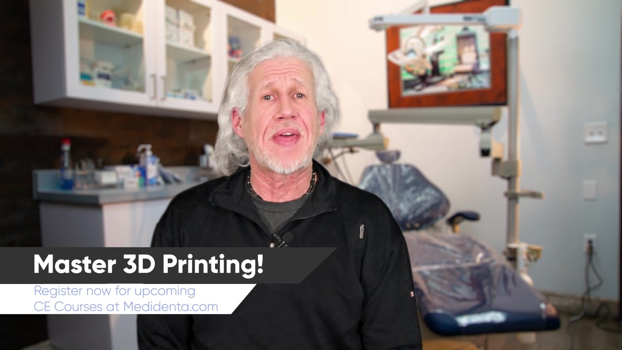 Master 3D Printing in Dentistry with an Expert: Hands-On Course with Dr. John Flucke - Medidenta